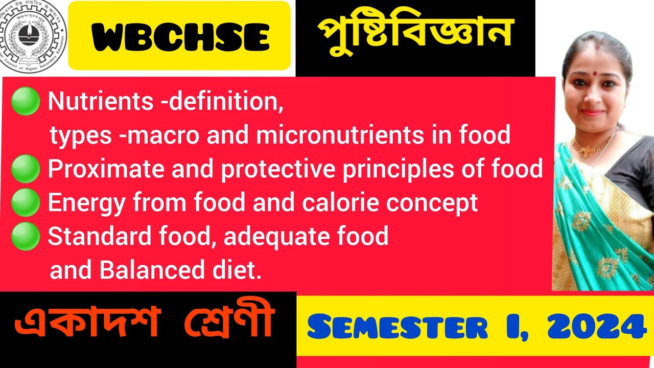 Nutrients - definition, types|Energy concept of Food| Balanced diet ...