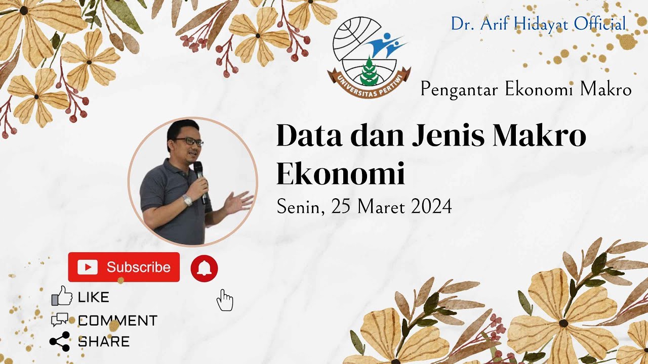 Data dan Jenis Makro Ekonomi_Senin, 25 Maret 2024_Universitas Pertiwi ...