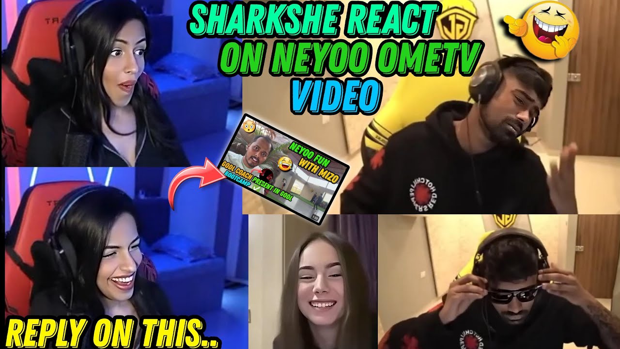 Sharkshe React On Neyoo Ometv Video 🤣 || Reply On This.. | #godlike # ...