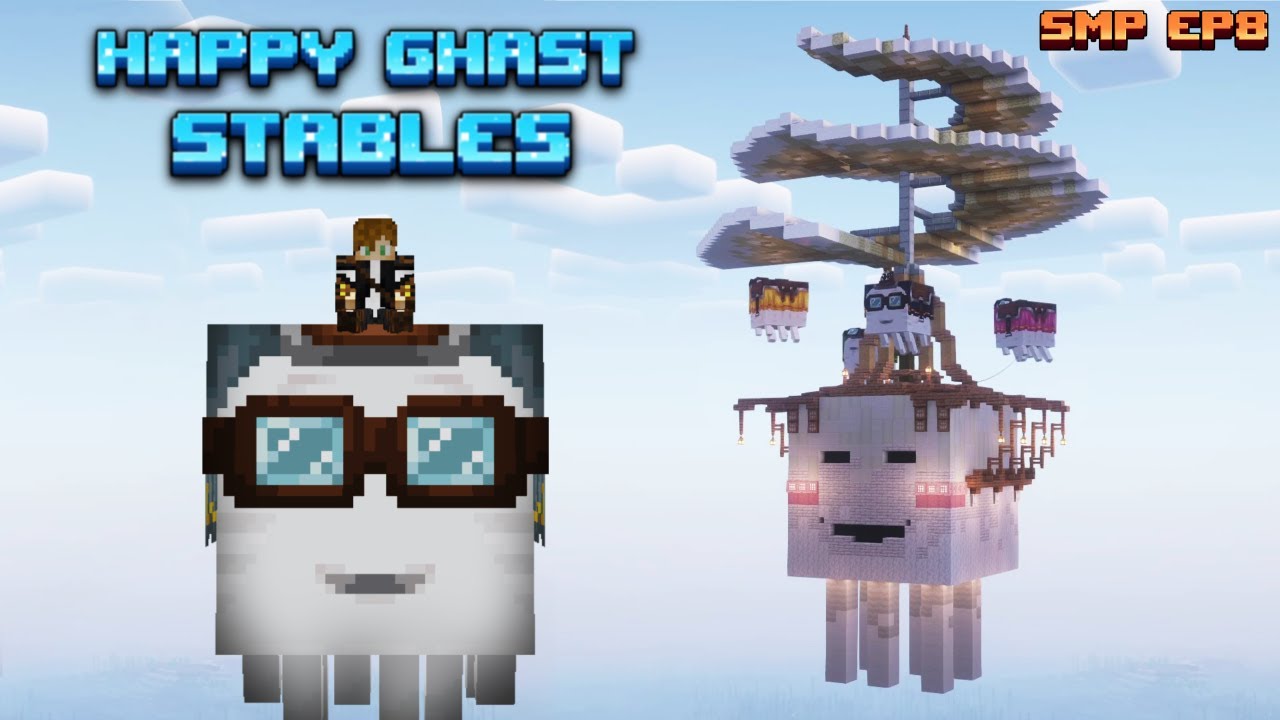 I Built a Happy Ghast Stable in Minecraft | BraaiPie SMP EP8 - YouTube