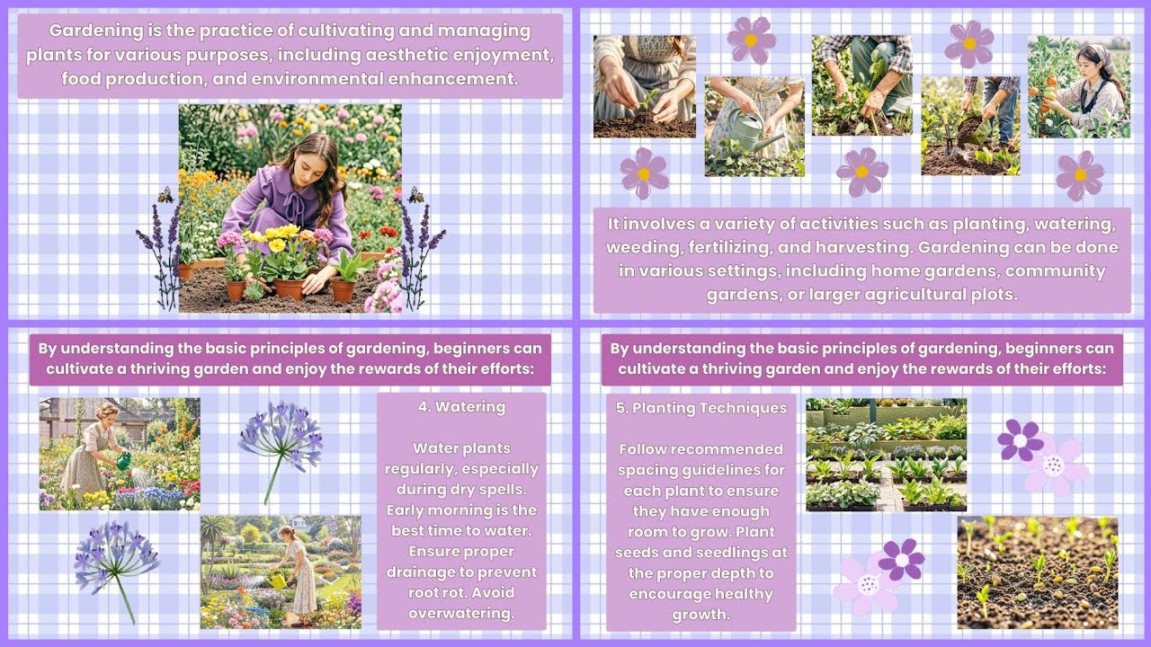 💟 (TLE) What are Some Basic Principles of Gardening that are Essential ...