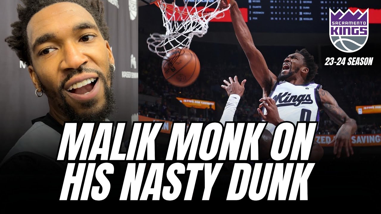 Malik Monk talks about his NASTY dunk vs Jazz - YouTube