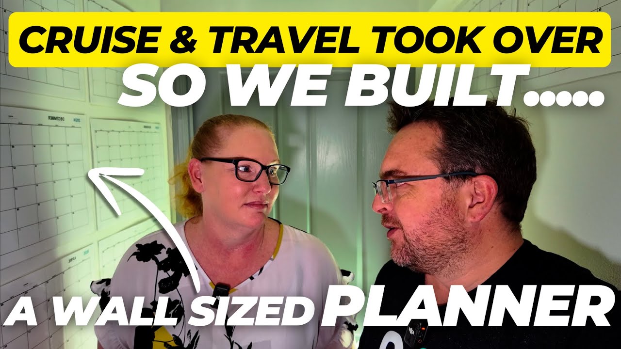 DIY Travel Wall Planner: Organizing Our Cruising and Trips on a Budget ...