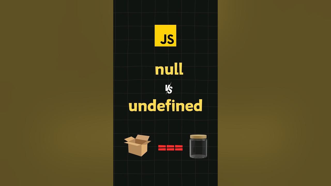 null vs undefined in JS 😍 #shorts #javascriptintamil | Velmurugan MG | VMG - YouTube