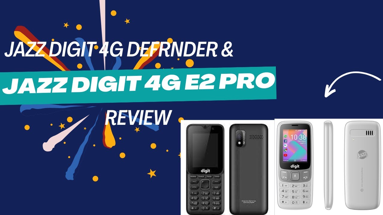 Jazz digit 4G Defender and Jazz digit 4G E2 PRO Review by ATUIP - YouTube