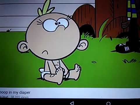 Lily loud poops her diaper and Gross narwhal out