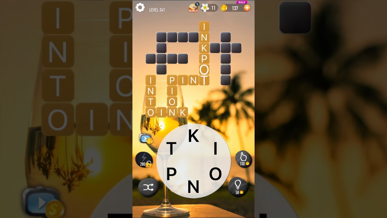 Word Crossy Level 341 - YouTube