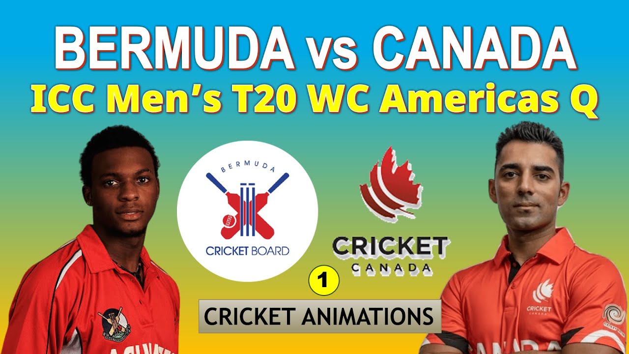 Bermuda vs Canada T20I, ICC T20 WC America region final | BER vs CAN ...