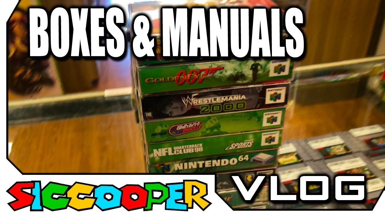 Lots Of Empty Boxes & Manuals For The Store! | SicCooper - YouTube