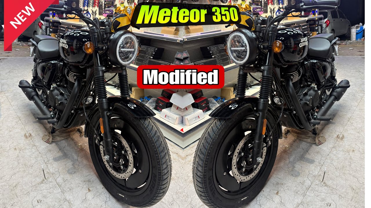 meteor 350 modified | Royal Enfield Meteor 350 Modifications | Skd bike ...