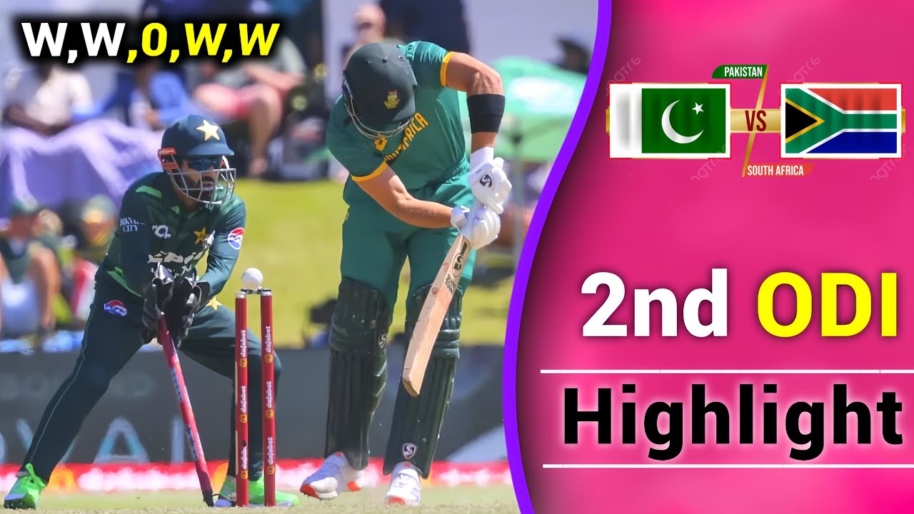 pak vs sa today match highlights | Pakistan vs South Africa match ...