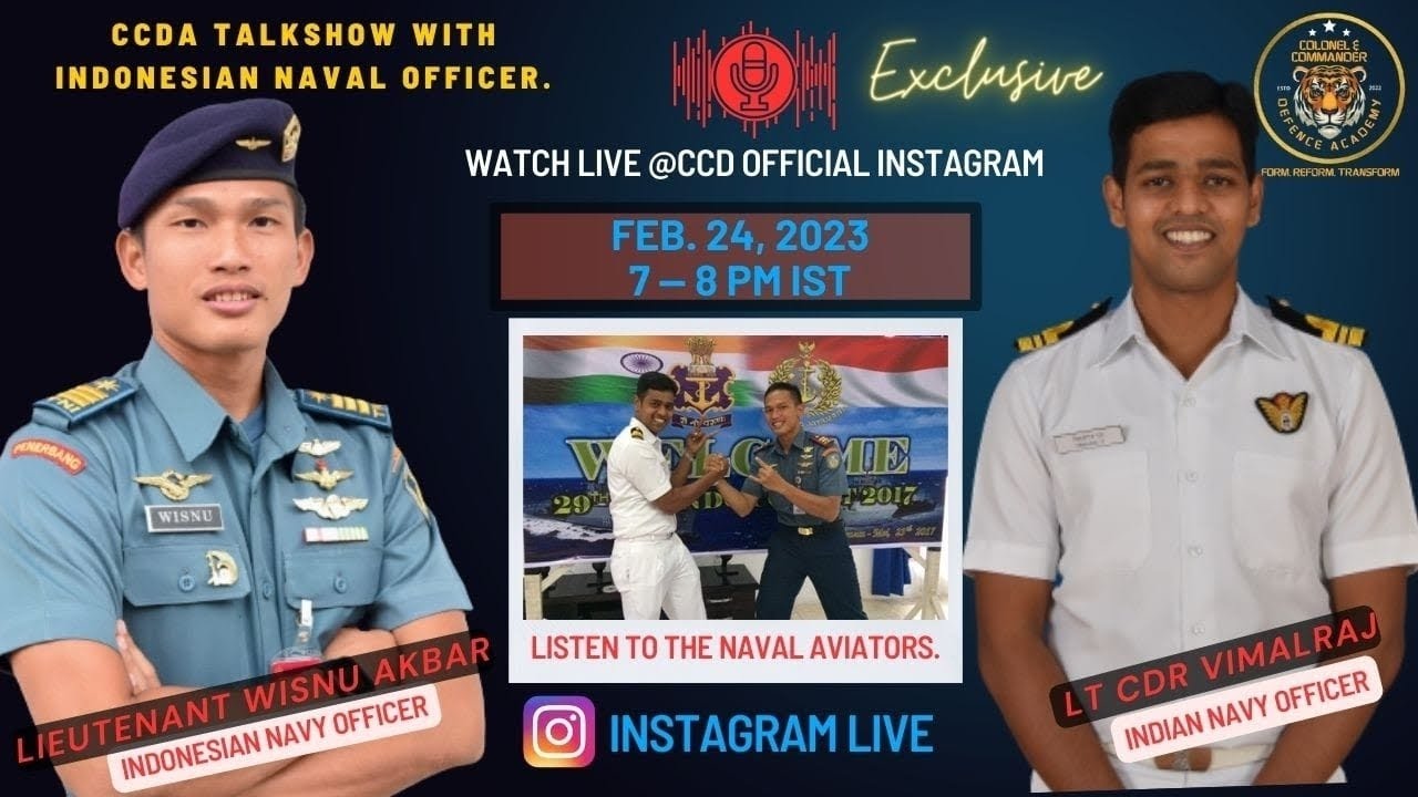 Indonesian Fighter Pilot with Lt Cdr Vimalraj S(Naval Aviators ...