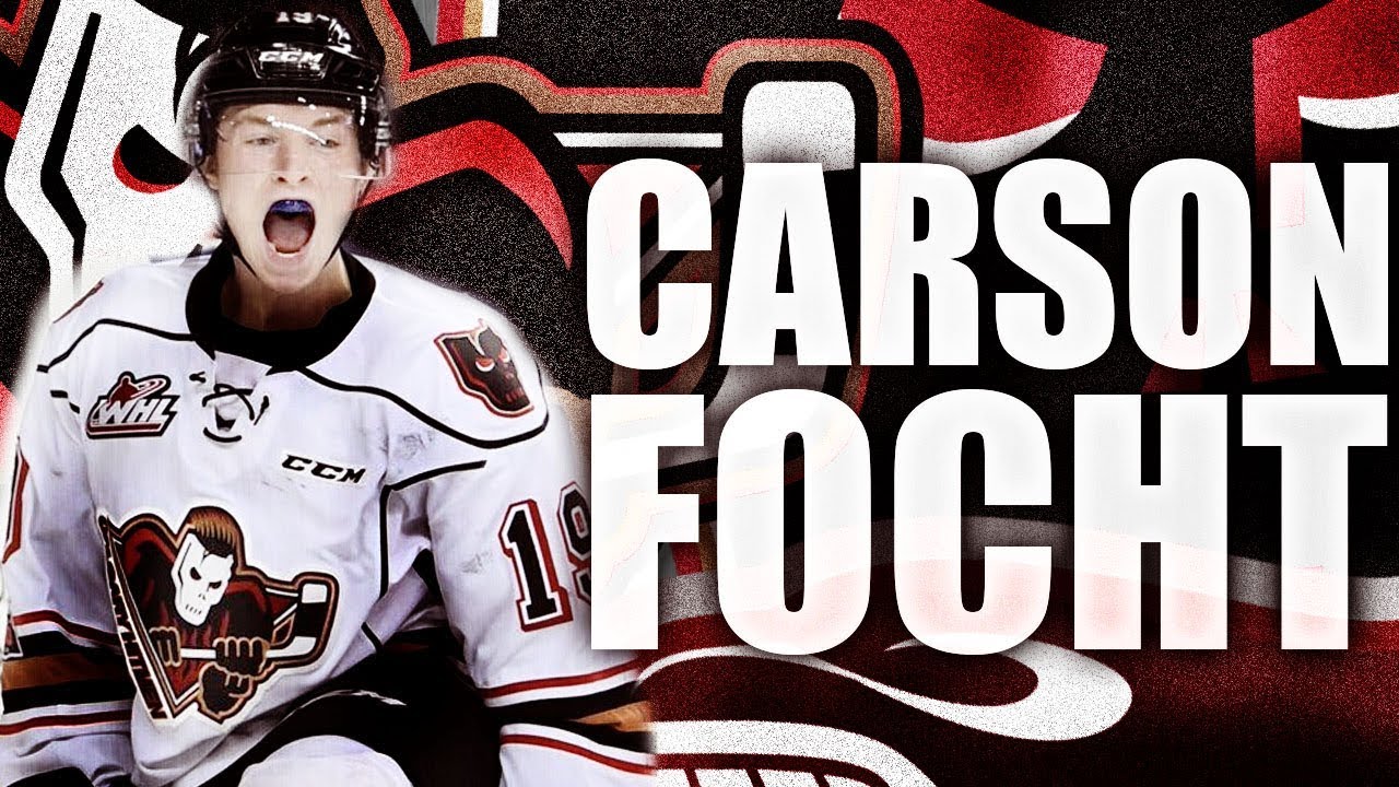 CANUCKS DRAFT OVERAGER CARSON FOCHT - Calgary Hitmen WHL: 2019 NHL ...