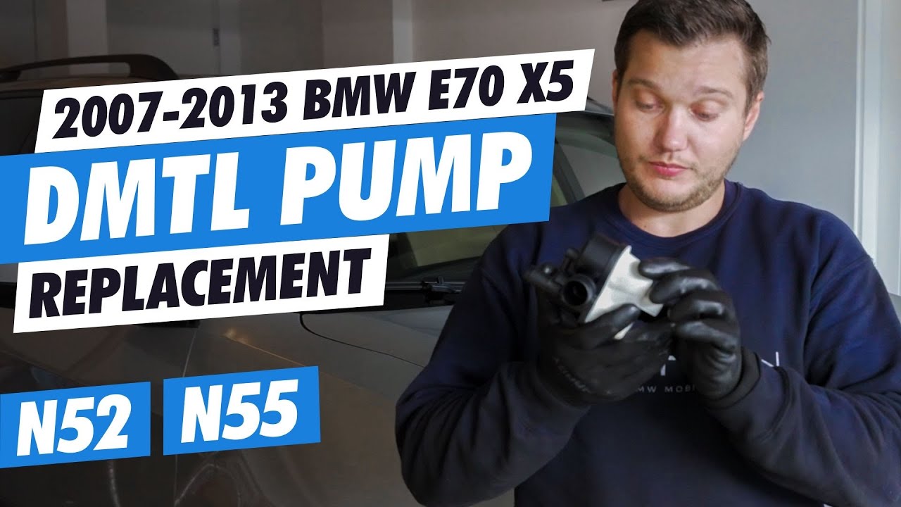 DIY E70 BMW X5 DMTL Pump replacement - YouTube