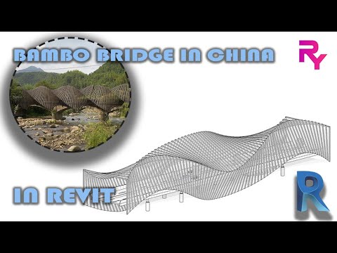 parametric bridge, bamboo bridge in china ,incredible design in revit 🔥🔥 - YouTube