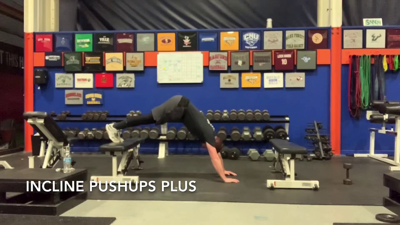 Incline Push-ups Plus - YouTube