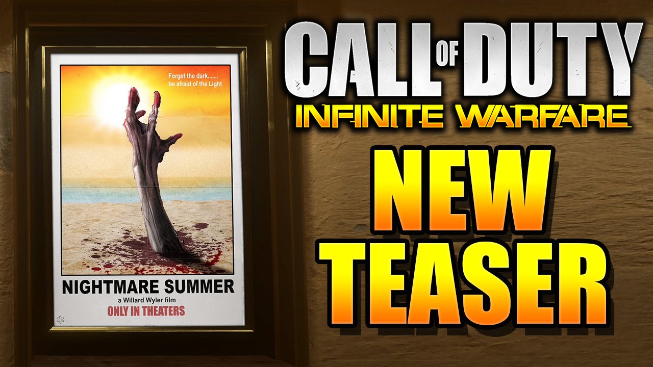 NEW! Another IW ZOMBIE Poster Teaser! Are We Actors? ( Infinite Warfare ...