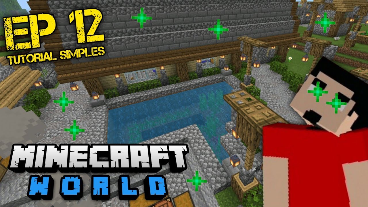 Minecraft World #12 NOVA CONSTRUÇÃO DE LAGO Tutorial Simples ...