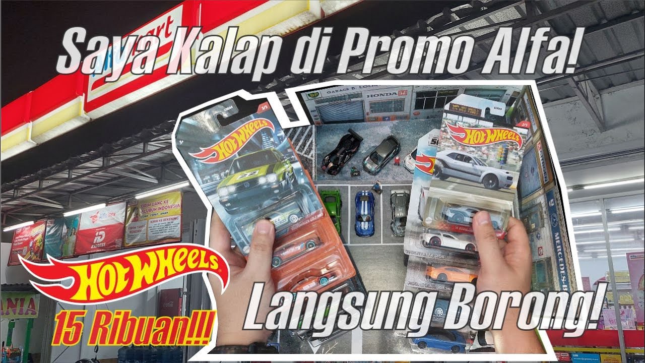 Hunting Hot Wheels Promo Alfamart 15 Ribuan aja! Sayang Ga Ada Yang ...