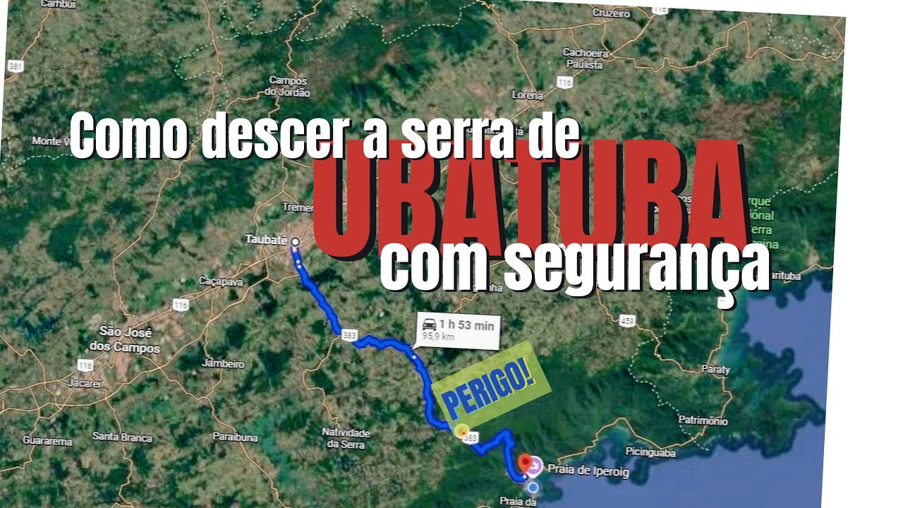 Como descer a Serra de Ubatuba com segurança - YouTube