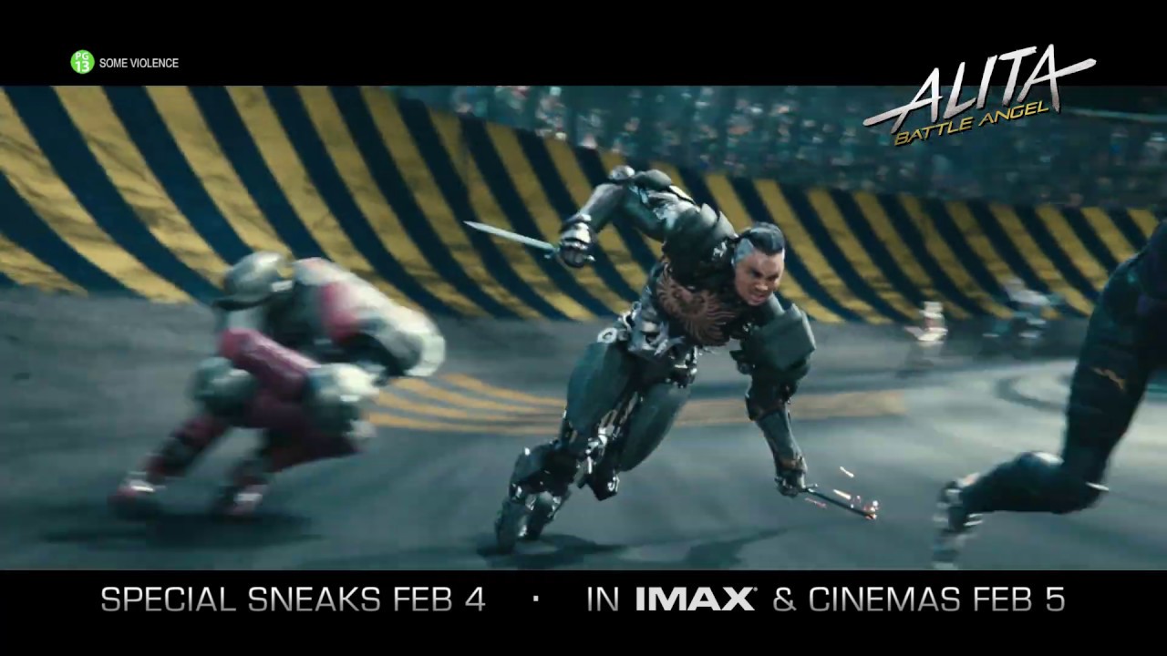 ALITA: BATTLE ANGEL "Motorball Chase" - YouTube