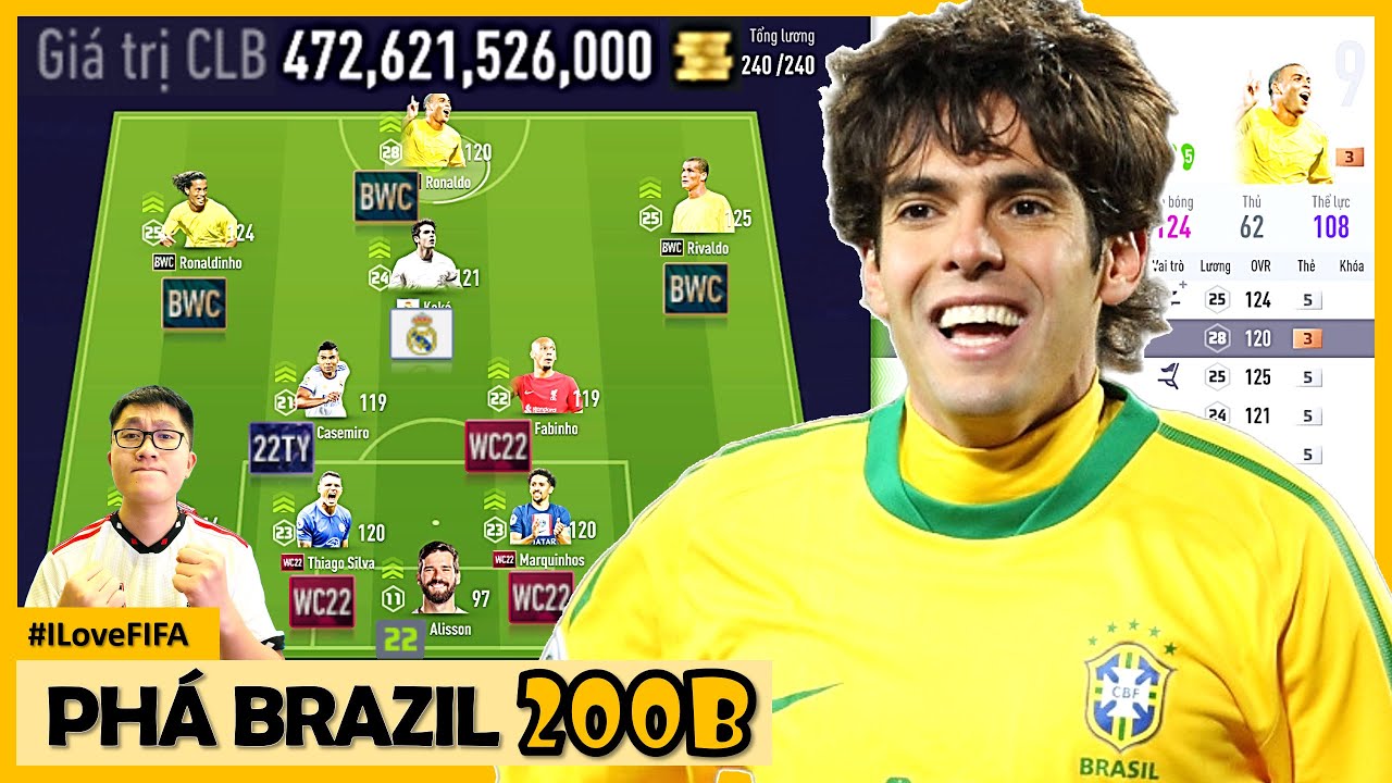 Cầm 200 Tỷ I Love Build Color BRAZIL Cực Khủng FO4 Với Bộ Tứ: RÔ BÉO ...