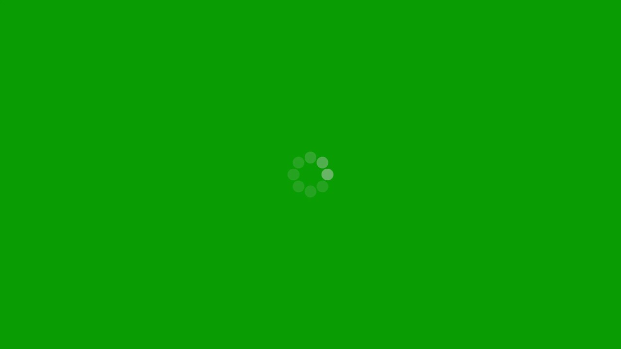 Green screen Youtube Loading - YouTube