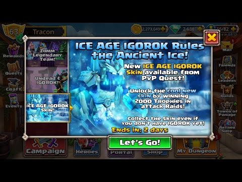 Dungeon Boss: Igorok Tokens, Lord Zomm Tokens, And Igorok Skin! - YouTube