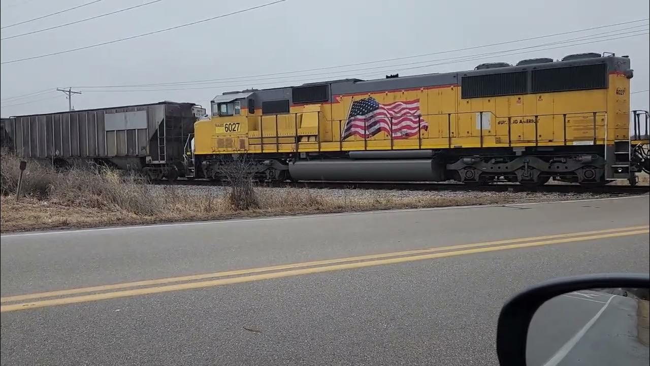 WSOR L351 westbound on the Elkhorn sub at CTH K - YouTube