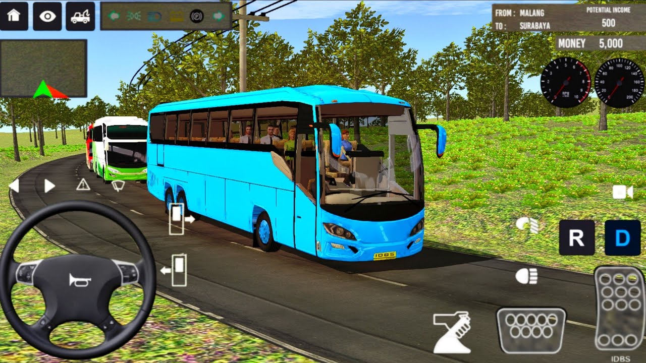 Real Bus Games 2025 | Public Mini Coach Bus Realistic Offroad Driving ...