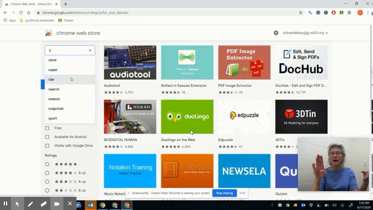 VL Adding Screencastify-ASL - YouTube