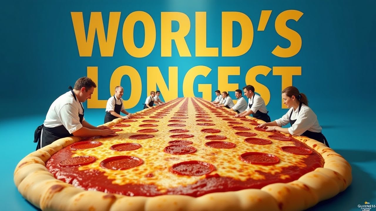 The World's Longest Pizza: How It Was Made and What It Tasted Like ...