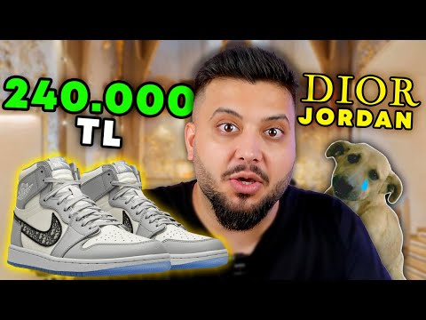 BU AYAKKABI 240.000 TL 😱 Air Jordan 1 Retro High x Dior