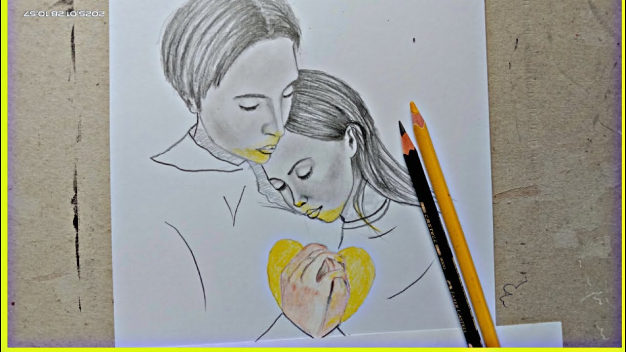 Pencil Lovely Drawing / Art / Draw / Painting - YouTube