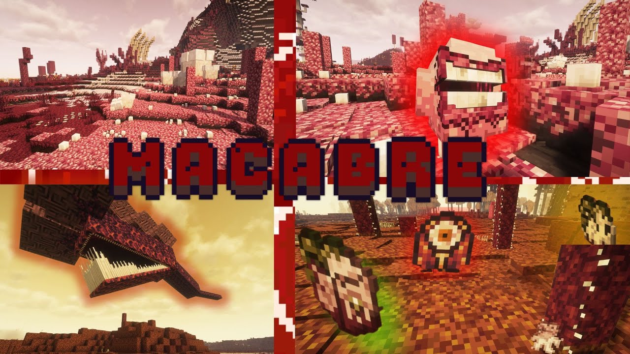 Macabre! (Minecraft Mod Update Showcase) NEW BIOMES,MOBS AND MORE - YouTube