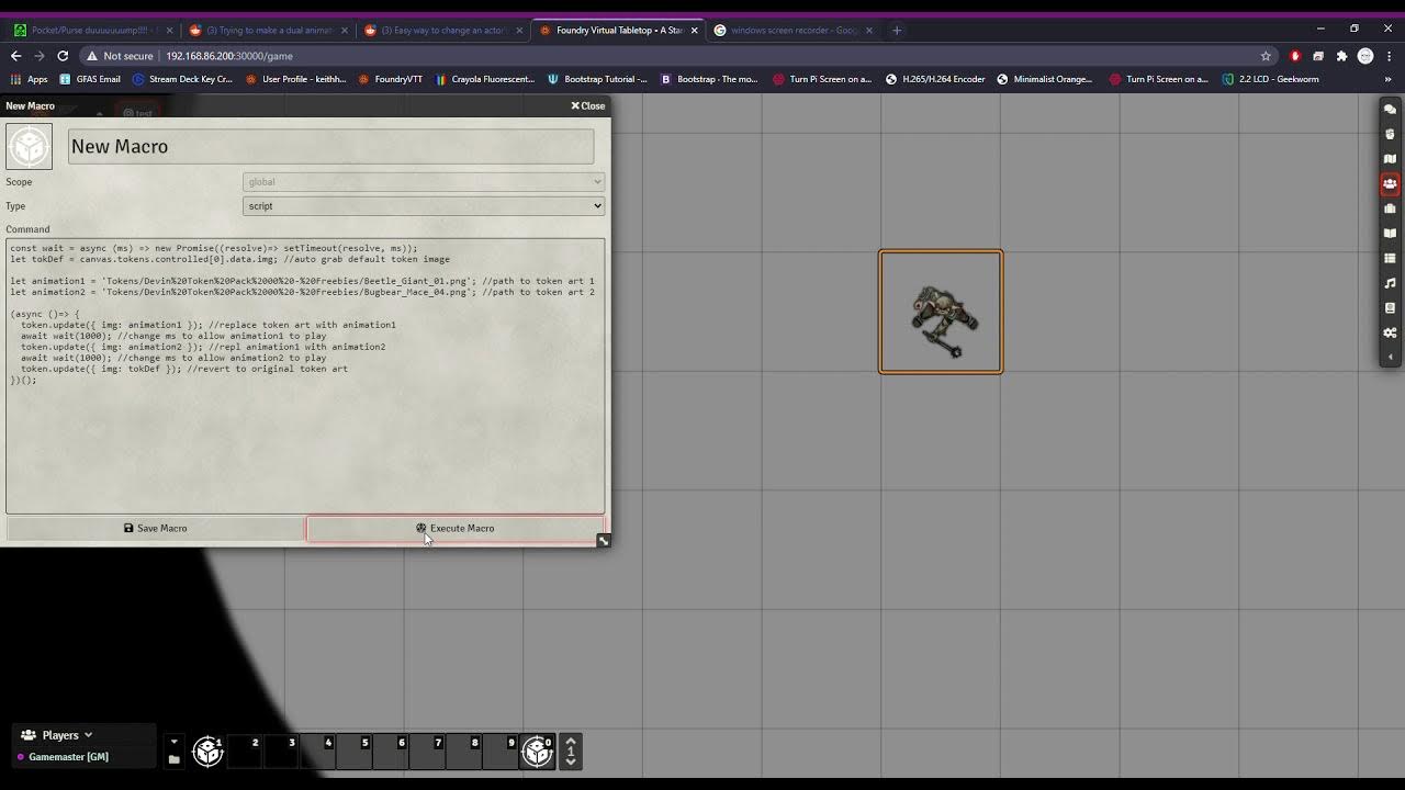 FoundryVTT Token Swap Macro - YouTube