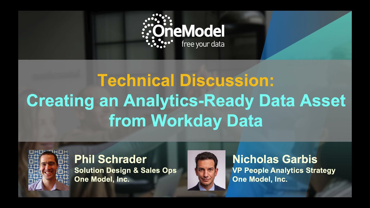 One Model for Workday - Technical Overview - YouTube