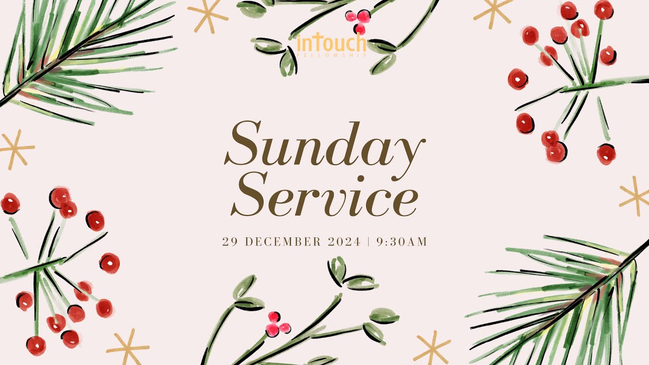 Faith looks forward | Sunday Service | 29th December 2024 - YouTube