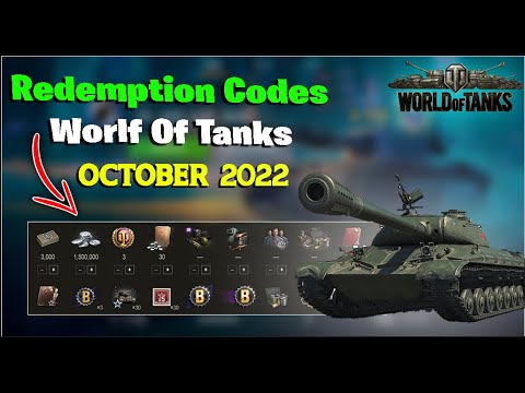 World of Tanks New Codes October 2022 – WOT Code 2022 redeem code game ...