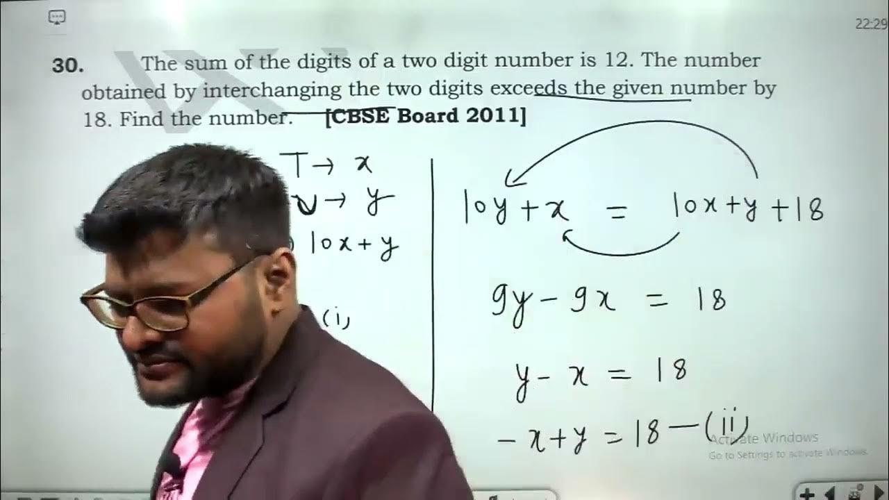 The sum of the digits of a two digit number is 12. The number obtained by interchanging the two ...