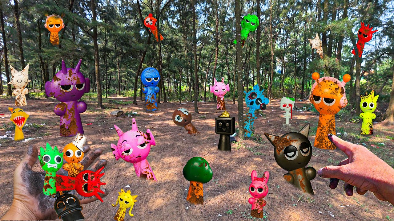 Cameraman Discovers Sprunki Dirty and Muddy in the Forest – Wash Time ...