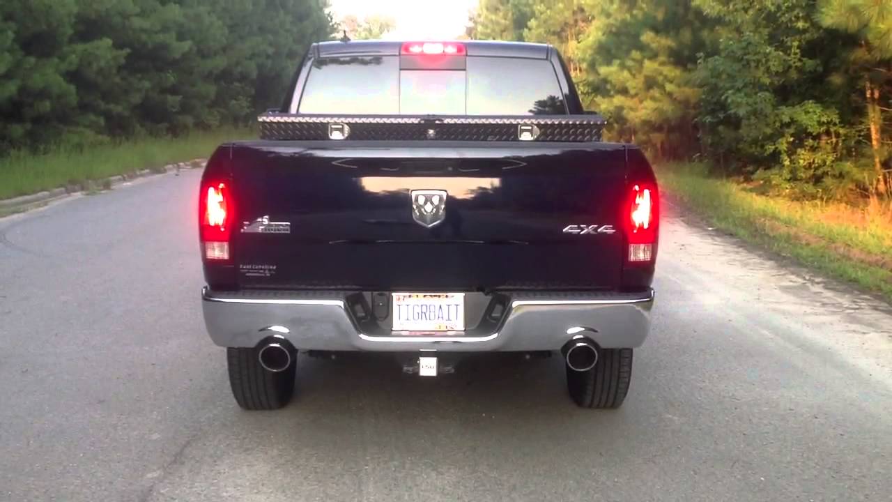 2013 Ram 1500 Borla XR1 Muffler - YouTube