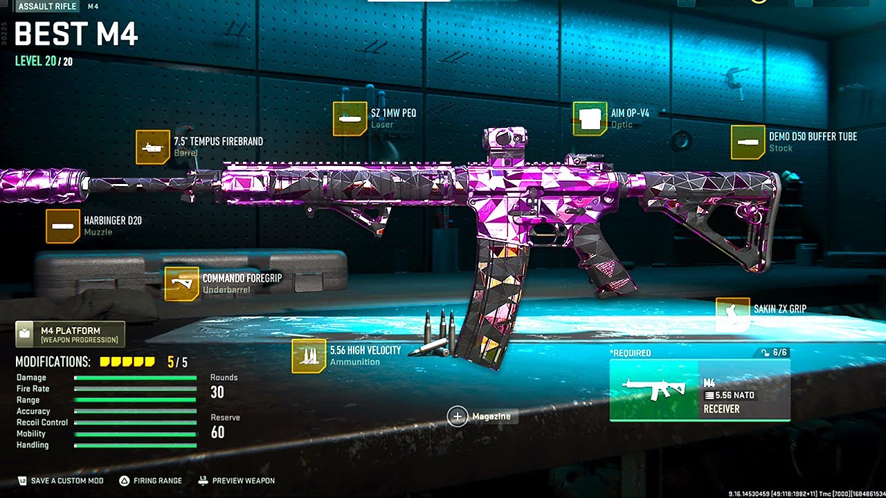 #1 M4 Setup in Warzone 2 (Warzone 2 Best M4 Loadout) - YouTube