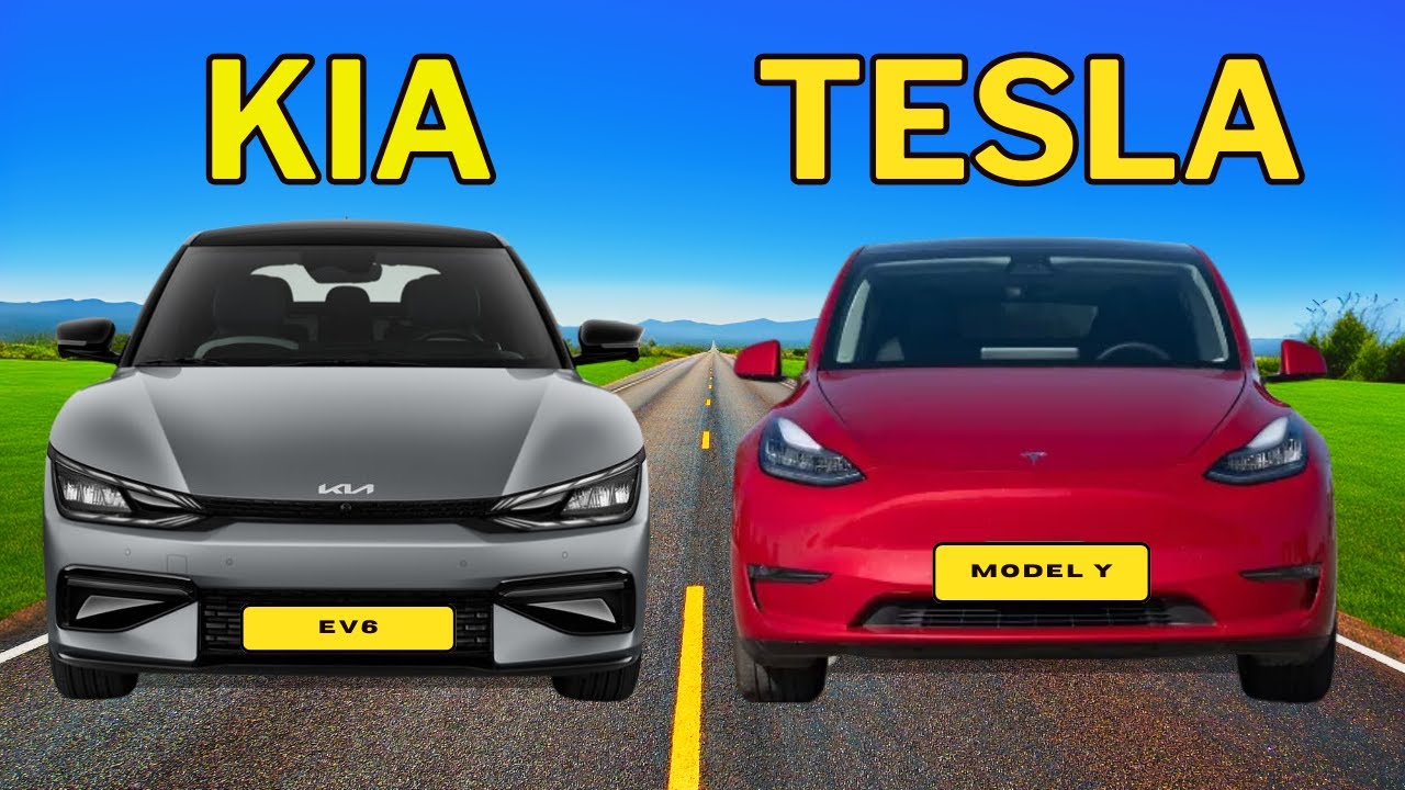 Kia EV6 Long Range AWD vs. Tesla Model Y Performance (2024) | Which is ...