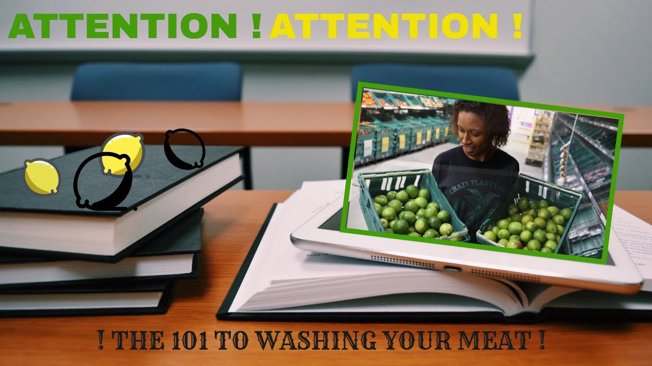 The 101 to washing your MEAT !! - YouTube