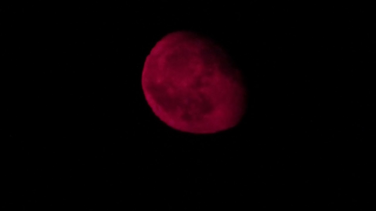 Red Moonrise From Every Month Since July - Nov - YouTube