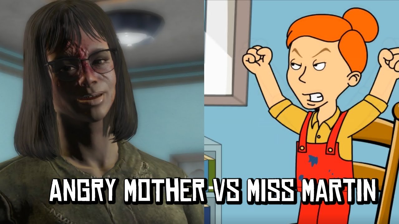 Caillou's teacher Miss Martin Gets What She Deserves By Angry Mother ...