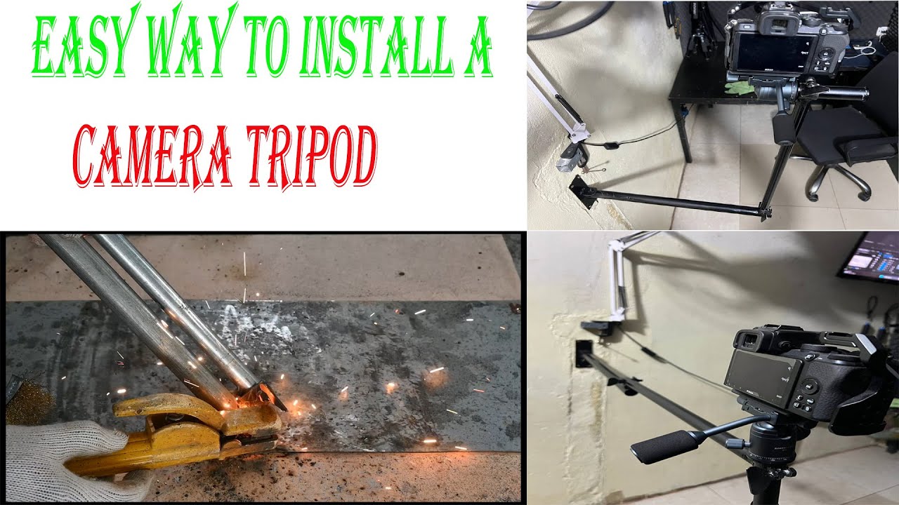 easy way to install a camera tripod - YouTube