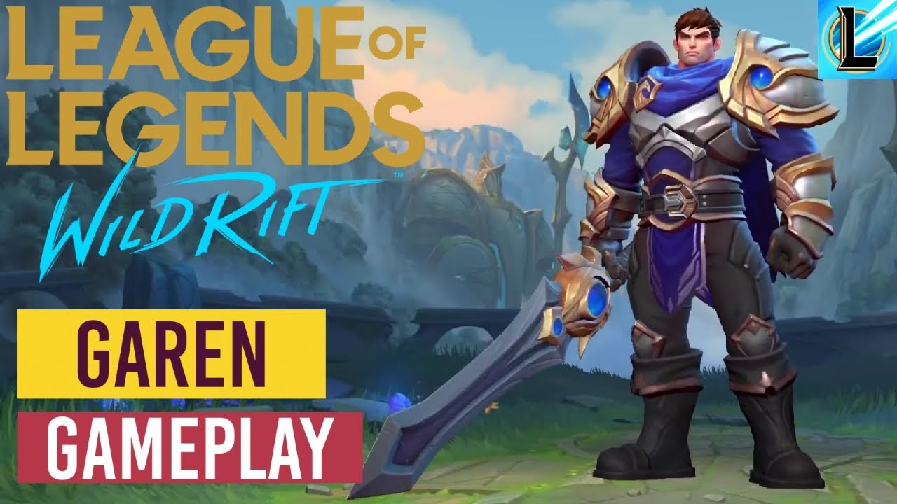 League of Legends Wild Rift GAREN Gameplay | LoL Wild Rift GAREN ...