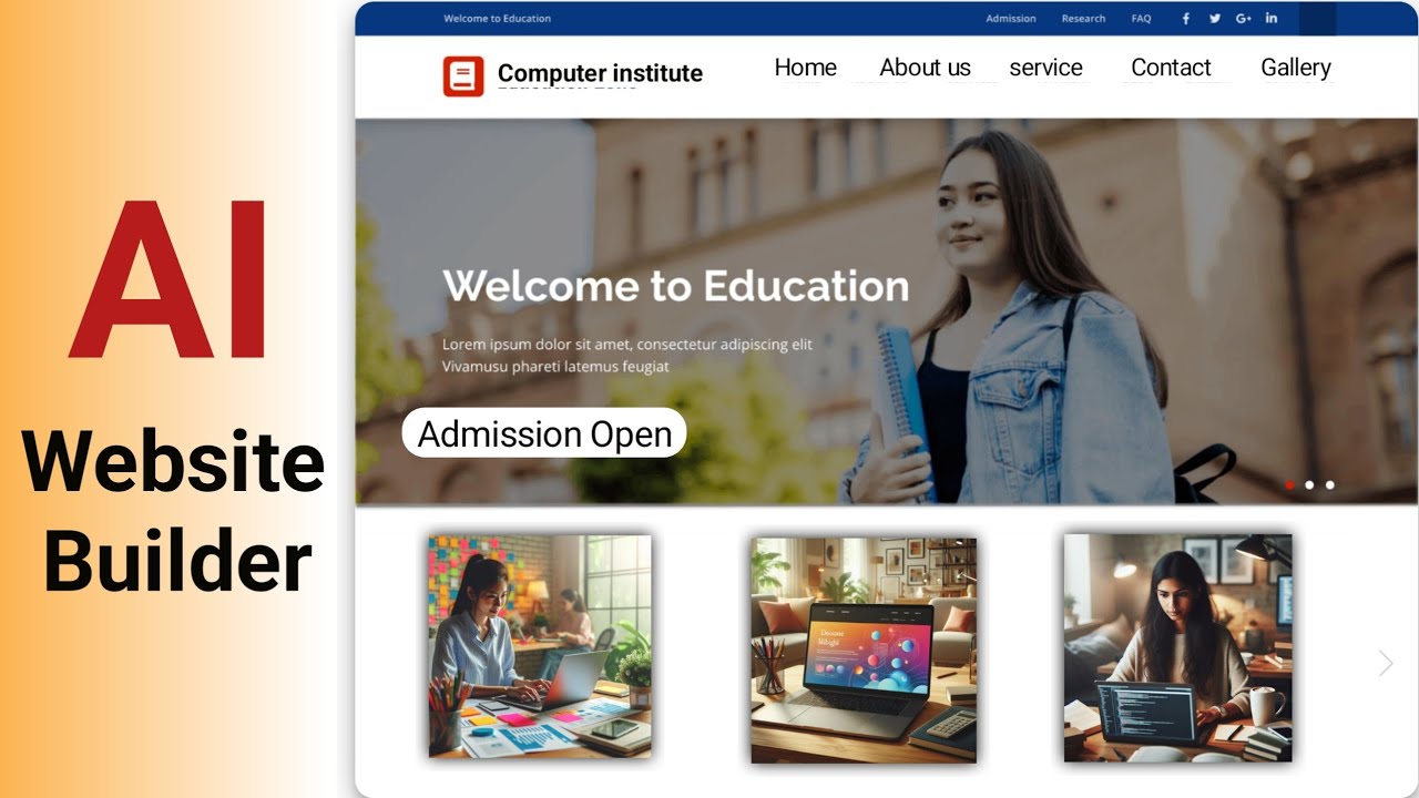 AI Se Website Kaise Banaye | bina coding ke website banaye | AI Website ...
